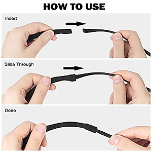 10 Pack Glasses Strap Adjustable Glasses Lanyard Eye Glasses String Straps Sports Sunglasses Holder Eyewear Retainer for Men Women