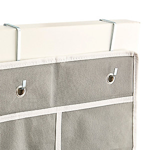 EZOWare Over the Door Hanging Organizer, 24 Large Pockets Multipurpose Hanging Storage for Pantry, Closet, Bathroom, Shoes, toys - Pack of 1