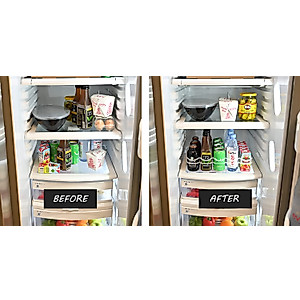 Display Technologies, Fridge-Plus Drink Organizer for Refrigerator Storage - Beverage Bottle Can Dispenser and Soda Rack for Bar Fridge (Pack of 1)