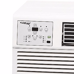Koldfront WAC8001W 8,000 BTU Window Air Conditioner with 3,500 BTU Heater and Remote