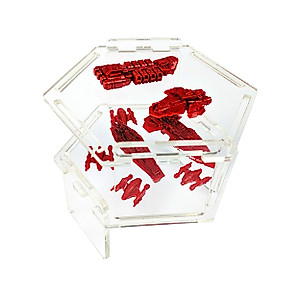 The Broken Token Fleet Stand - Twilight Imperium 4 Compatible Clear Acrylic Stands with Tabbed Feet and Slotted Tops