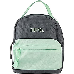 Thermos Mini Lunch Bag, Gray/Mint