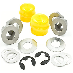 HD Switch Front Wheel Bushing Kit Replaces John Deere L100 L105 L108 L110 L120 L130 - LA100 L105 LA115 LA125 LA130 LA135 LA140 LA145 LA150 LA155 LA165 LA175 - D100 D105 D110 D120 D130 D140 D150 D160