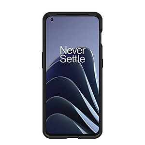 OtterBox OnePlus 10 Pro 5G Symmetry Series Case - BLACK, ultra-sleek, wireless charging compatible, raised edges protect camera & screen