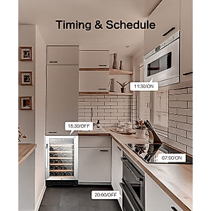 TREATLIFE Alexa Smart Plug 4 Pack, 7 Day Heavy Duty Programmable Timer, Works with Alexa and Google Home, 1800W 15A WiFi Smart Outlet, Child Lock, Vacation Mode, Reliable WiFi Connection