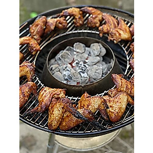 X Home Grill Grate for 22 Inch Weber Charcoal Grill, Upgraded 8835 Gourmet BBQ System Hinged Cooking Grate, 21.5 x 21.5 Inch