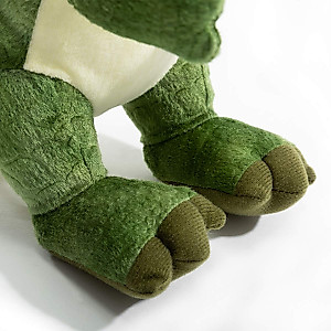 HollyHOME Plush T-Rex Dinosaur Baby Stuffed Animal Toy Kids Gift Green 10"