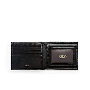 Bosca Men's Old Leather Collection - Credit Wallet w/I.D. Passcase (Dark Brown)