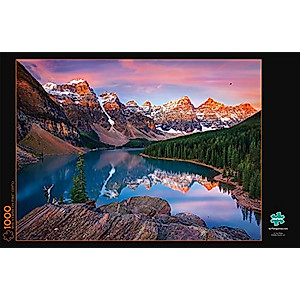 Buffalo Games - Mountains On Fire - 1000 Piece Jigsaw Puzzle Multicolor, 26.75"L X 19.75"W