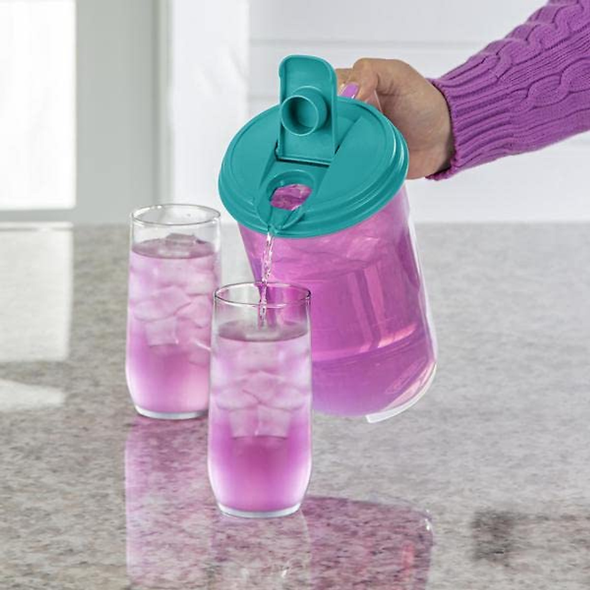 Sterilite 2 QT, Round Pitcher, AS Shown