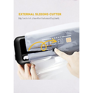 MegaWise Powerful and Compact Vacuum Sealer Machine (Silver)