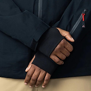 Apricoat Adventure 2.0 Men's Warm Winter Jacket Insulated, Hooded, Waterproof and windproof for Traveling, Hiking, Trekking, Camping, & All Sports Activities such as Snowboarding & Skiing-Black