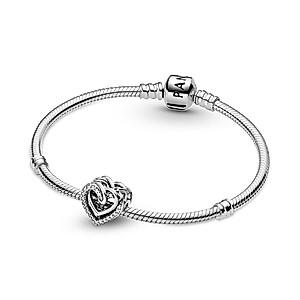 PANDORA Sparkling Entwined Hearts Charm