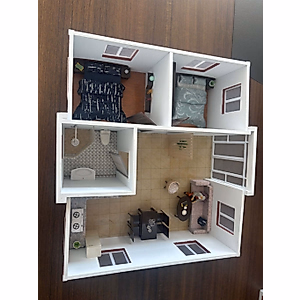 20 Feet Luxury Foldable Tiny House Prefab Villa for Living, Office, Meeting Room, and Classroom - Modern Tiny Home to Live in or Work from Home