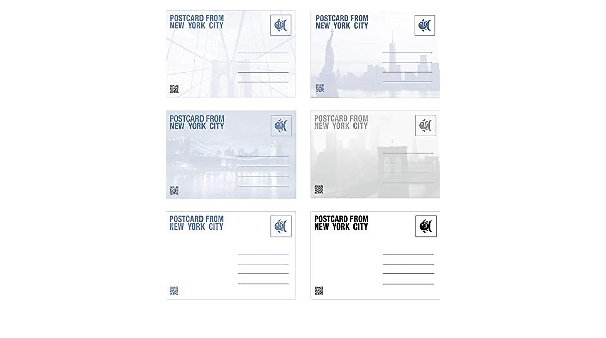 New York Postcards Set - 30 Collectible Designs