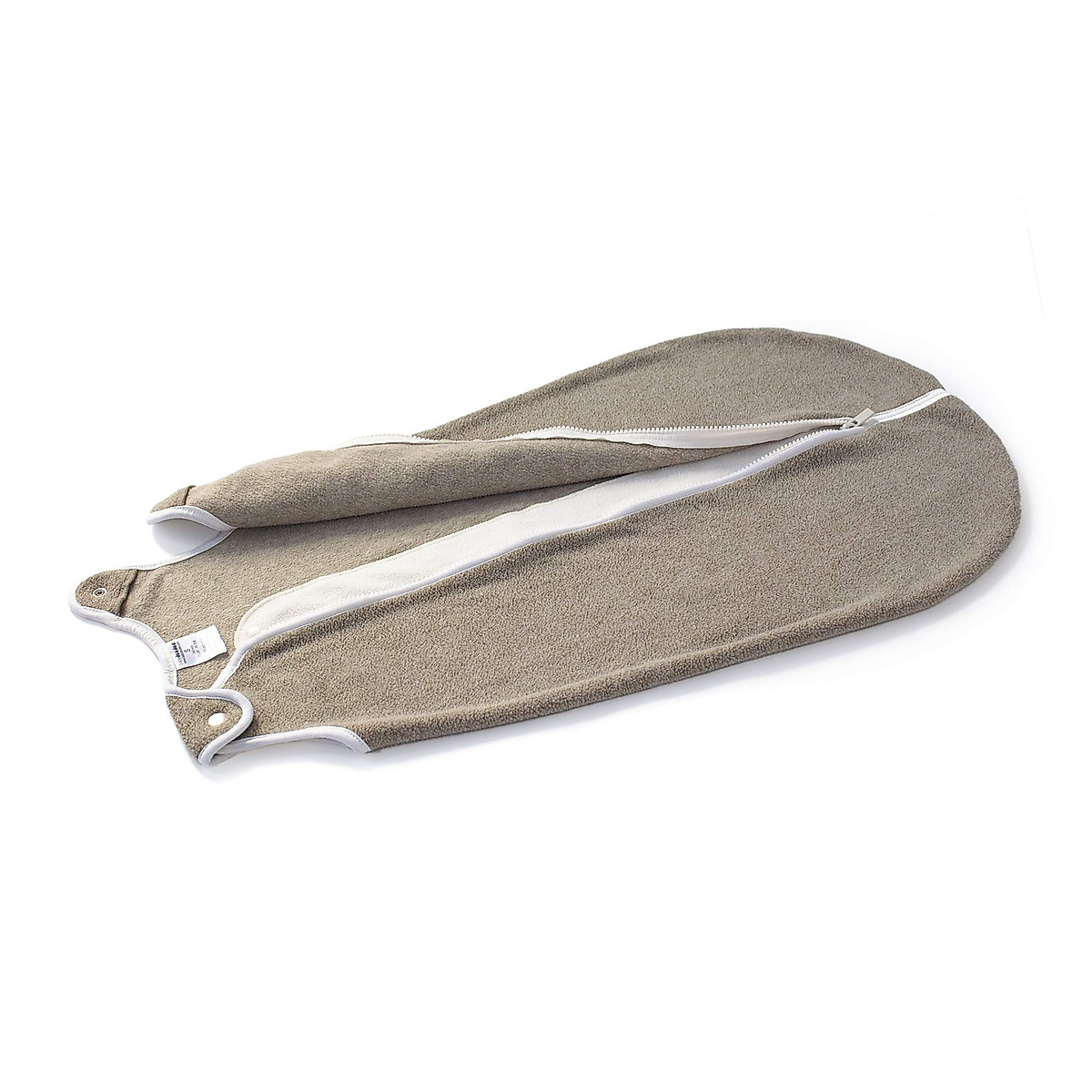 Baby Sleeping Bag Sack - Premium Polar Fleece, Indoor Wearable Blanket - Boys & Girls. Fits Infants, With Convenient Shoulder Straps for Safe & Comfortable Sleep, Mocha, Medium (6-18 Months)