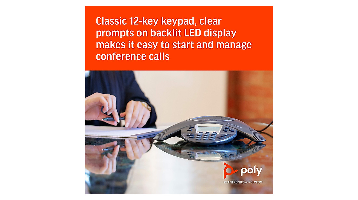 Polycom SoundStation IP 6000 SIP Conference Phone - HD Voice Clarity