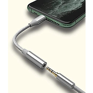 THYBDB Headphone Adapter for iPhone，to 3.5mm Headphone Jack Adapter, Audio Aux Jack Dongle Converter for iPhone 13 Pro max/13 Pro/13/12 Pro max/12 Pro/12/11 Pro/Max/X/Xs Max/XR/SE/7/8