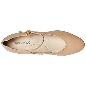 Capezio womens 2" Student Footlight Character Dance Shoe, Caramel, 6.5 Wide US