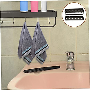 Zerodeko 1 Set Multifunctional Bathroom Shelf Wall-Mounted Space Aluminum Grey