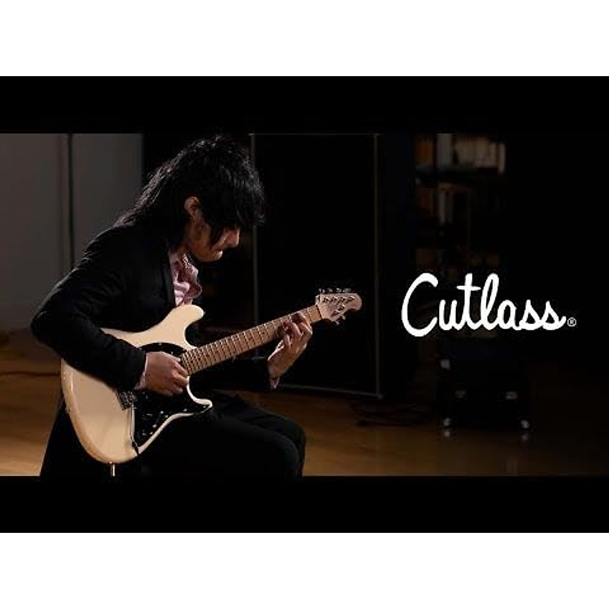 Sterling by Music Man 6 String Solid-Body Electric Guitar, Right, Vintage Cream (CT50HSS-VC-M2)