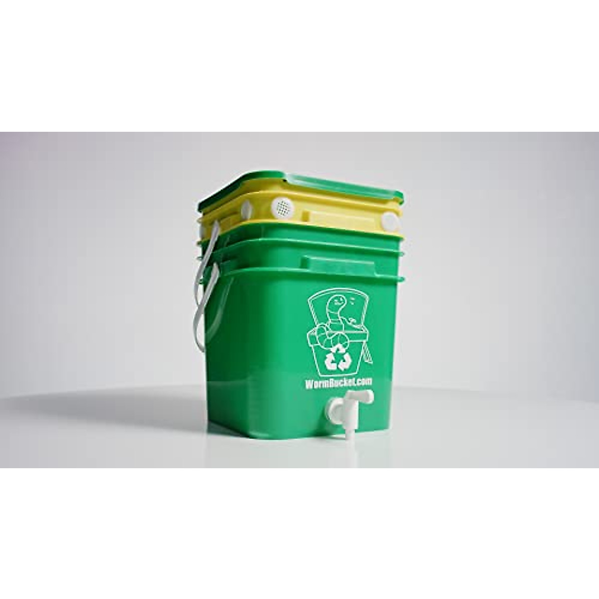 Worm Bucket Indoor Composting Kit for Making Worm Castings and Worm Tea