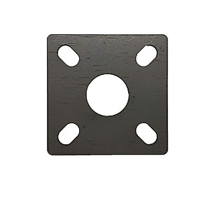 42” Pad Mount Gooseneck 2 Universal Heavy-Duty Steel Keypad Intercom Bolted Stand Curve Pedestal Slide Gate Post Offset Curb Mounts 13” Sweep for Card Readers and Access Control Keypads – Eagle EG088