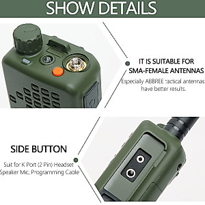 2 Pack Baofeng AR-152 10W Ham Radio Long Range Walkie Talkie for Adults with Extra 12000mAh Rechargeable Handheld Two Way Radio with USB &car Charging Cable Speaker Mic and Carrying case