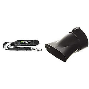 EGO Power+ AP1500 Shoulder Strap for EGO 56V String Trimmer/Leaf Blower/Multi Head System & EGO Power+ AN5300 Blower Flat Nozzle for EGO 530 CFM Blower LB5300/LB5302