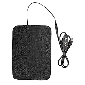 GLOGLOW Reptile Heating Pad, 7.5W/8.5W Reptile Heating Pad Tank Warmer USB Reptile Anti‑Scratch Heating Pad Waterproof Heat Mat for Reptiles Tortoise Lizard(L) Heat Mats