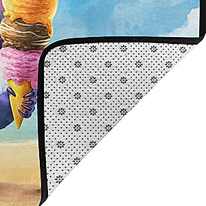 Celeriuy Bedroom Living Room Kitchen Floor Mat Home Decor, Quick Dry Rug Yoga Mat Kids Play Rug, 60 X 39 Inch, 10627