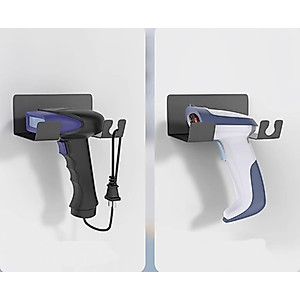 Wall Mount Barcode Scanner Holder, Universal Barcode Scanning Holder, Barcode Reader Rack Bracket Accessiors Fit for Most Scanner Barcode Scanners Label Readers