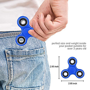 SCIONE Fidget Spinners, 25 Pack Birthday Party Gifts for Adults and Kids, Prize for Classroom, Valentine Party Favors for Kids, Stress Anxiety ADHD Relief Fidgets Toy, Finger Hand Spinner Toys