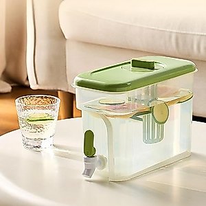 Cold Kettle With Faucet & Infuser - 2023 Refrigerator Fruit Tea Cold Brew Kettle, Kettle With Strainer Mesh, Lemonade Fruit Teapot Drink Dispenser for Daily Use