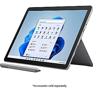 Microsoft 8VA-00001 Surface Go 3 10.5" Intel Pentium Gold 6500Y 8GB RAM Touch Tablet Bundle with Signature Type Cover Keyboard + Deco Gear Portable Charger + Deco Gear Magnetic Wireless Sport Earbuds