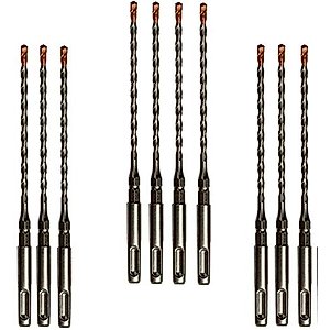 10PCS, 5/32" x 7" SDS Plus Hex Rotary Hammer Drill Bits for Concrete Screw, Rotary Drill Bit 5/32, SDS Plus Bits
