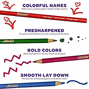 Crayola Colored Pencils, Coloring Supplies, 24 Count
