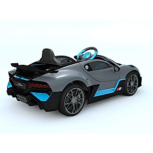 DAKOTT Bugatti Divo Ride On Car For Kids, Large, Grey