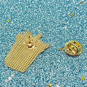 I'm A Slut For Crab Rangoons Pin - Fun Series - Enamel Lapel Pin - Plated Badge for Clothing, Bags, and Lanyards