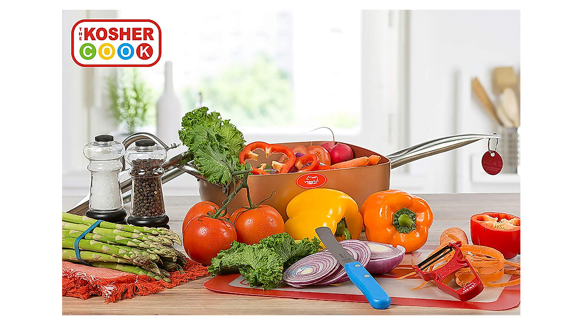 The Kosher Cook 5-Piece Paring Knife Set - Sharp & Color Coded
