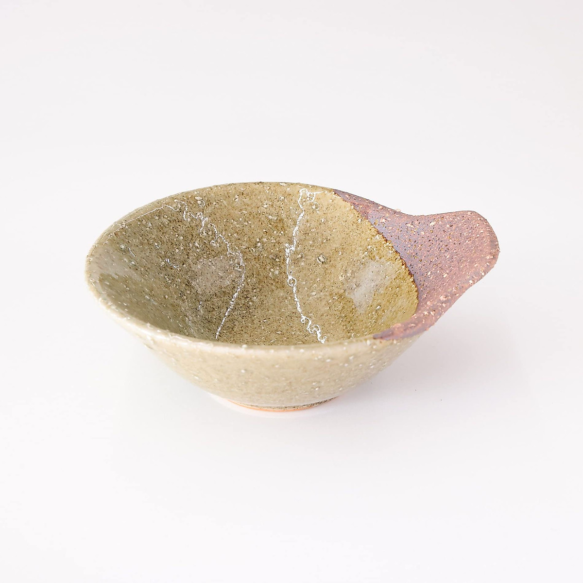 Mino Ware Tonsui Bowl Set, Ofuke Shigaraki, Beige, Hot Pots Bowl, Japanese Ceramic Bowl, 5.0" 2.4floz, Set of 4