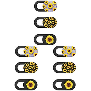 9 Pcs Camera Cover Computer Webcam Cover Webcam Slider Privacy Lens Cover Computer Lens Cover Webcam Lens Cover Privacy Cover Webcam Cover Slider Cartoon Webcam Cover Webcam Lid