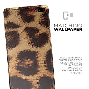 DesignSkinz Real Cheetah Print Protective Vinyl Decal Wrap Skin Cover Compatible with The Samsung Galaxy S20 (Screen Trim & Back Glass Skin)