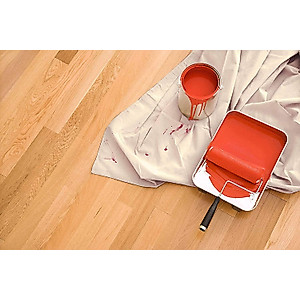 ZUPERIA Canvas Drop Cloth for Painting (Size 6x9 Feet Pack of 4) Pure Cotton Painters Drop Cloth for Painting, Furniture & Floor Protection - All Purpose Thick Canvas tarp with Double Stitched Edges