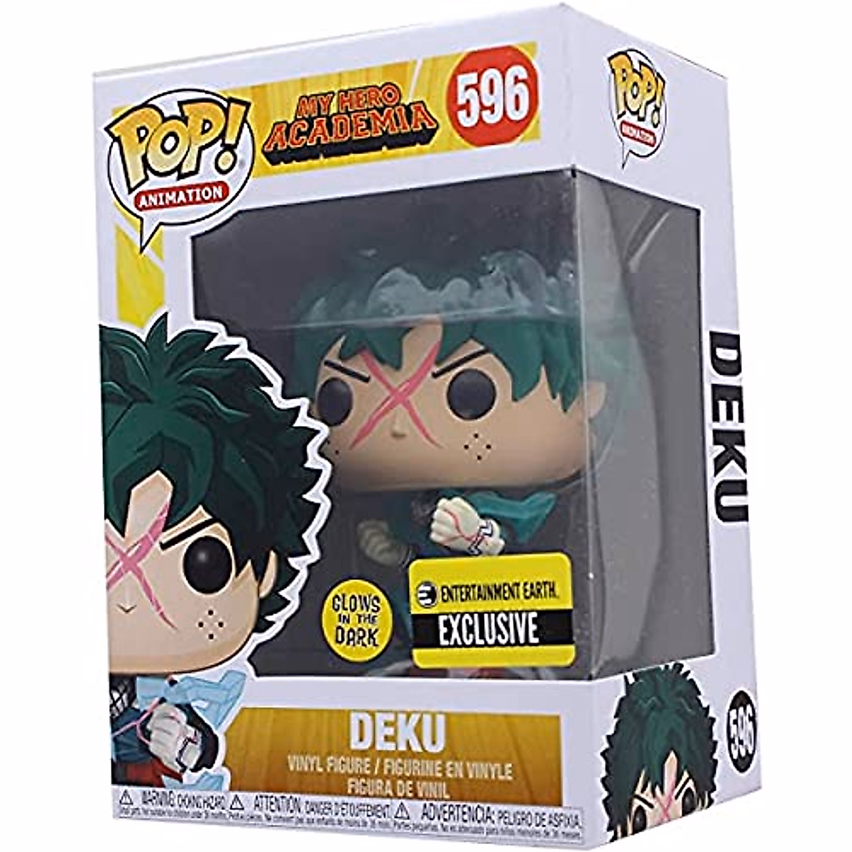 Funko My Hero Academia - Deku Full Cowl (Izuku Midoriya) Glow-in-The-Dark Pop! Vinyl Figure (Bundled with Compatible Pop Box Protector Case)