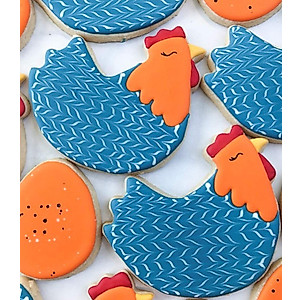 Chicken Cookie Cutter, 3.75" Made in USA by Ann Clark