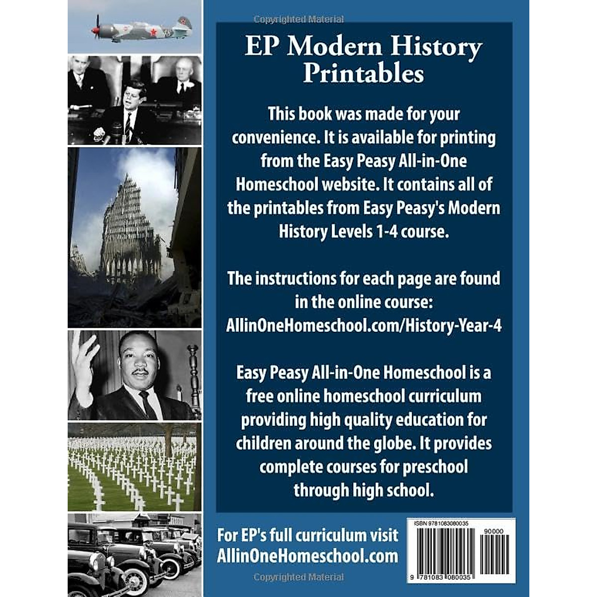 EP Modern History Printables: Levels 1-4: Part of the Easy Peasy All-in-One Homeschool