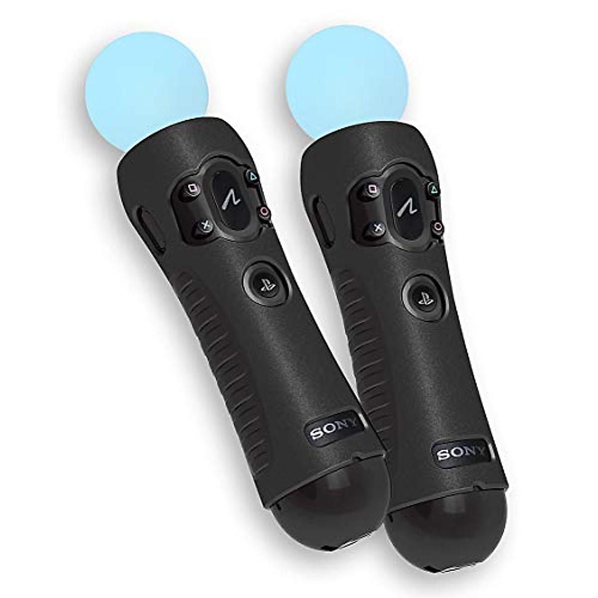 Officially Licensed Sony PlayStation Action Grips for PlayStation Move Motion Controllers – Textured Silicone