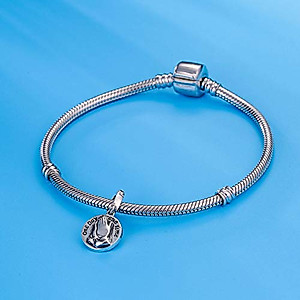 Praying Hands Charms 925 Sterling Silver Love Prayer Dangle-Serenity Change Courage Wisdom Charms fits Pandora Style Bracelet, Gifts for Mothers Day/Thanksgiving