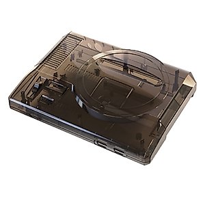 Retro Game Restore 432456 MD Body Replacement Shell, Clear Smoke for Mega Drive